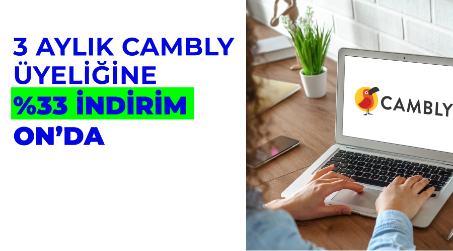 Cambly 3 Aylık % 33 İndirim Kampanya Kodu Aralık 2025 | Kuponla.com