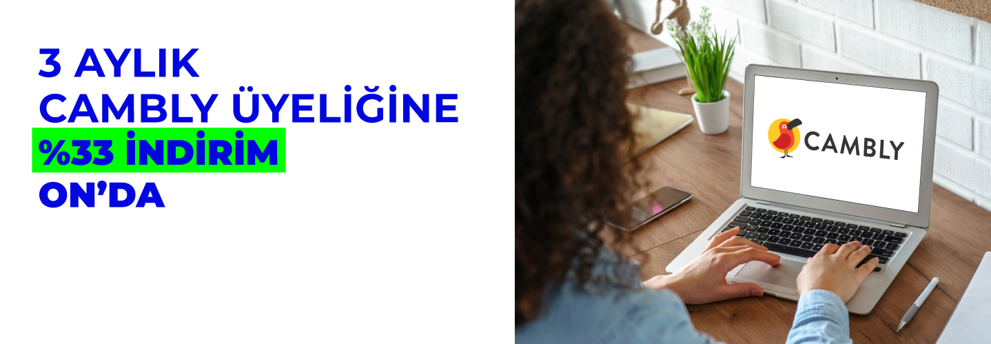 Cambly 3 Aylık % 33 İndirim Kampanya Kodu Aralık 2025 | Kuponla.com